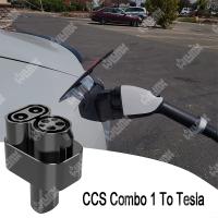 China Olink Factory Wholesale New Condition DC Fast Charger 250A Max IP54 Electric Vehicle Charging Station with CCS1 to Tesla Adapter for sale