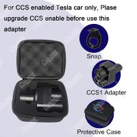China Olink Factory Wholesale New Condition DC Fast Charger 250A Max IP54 Electric Vehicle Charging Station with CCS1 to Tesla Adapter for sale