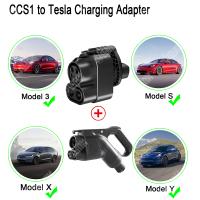 China Olink Factory Wholesale New Condition DC Fast Charger 250A Max IP54 Electric Vehicle Charging Station with CCS1 to Tesla Adapter for sale