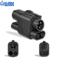 China Combo Adapter Dc Fast Charger Fast Charger 150a Ccs Dc 150a Plug Connector Ev Car Adapter Ccs2 to Ccs1  for Vehicle for sale
