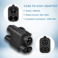 China Combo Adapter Dc Fast Charger Fast Charger 150a Ccs Dc 150a Plug Connector Ev Car Adapter Ccs2 to Ccs1  for Vehicle for sale