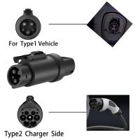 China Olink Connector European Female to American Standard Male Charger AC Type2 to Type1 IEC 62196 to SAE J1772 Charger Adapter for sale