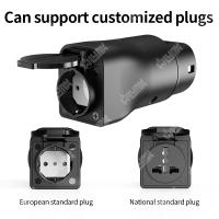 China Olink Manufacturer UK Plug EV Cable Adapter MG ZS MG4 MG5 Discharge V2L Vehicle to Load 5kw Type2 V2L Adapter for sale
