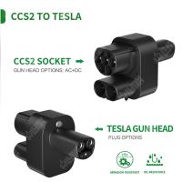 China Tesla EV Adapter CCS2 Adapter Level 2 EV Charging Connector IP54 Mating Waterproof EV Charging Connector for sale