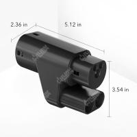 China Electric Car Charger Type 2 Ccs Combo 2 Connector 80a 125a 150a 200a 1000vdc Ccs2 to Type2 Ev Plug Adapter for sale
