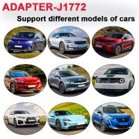 China SAE J1772 Charger Black Type 1 Ev Connector 80A J1772 Charging Adaptor Tesla to J1772 Plug Adapter for Tesla for sale
