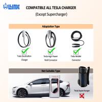 China SAE J1772 Charger Black Type 1 Ev Connector 80A J1772 Charging Adaptor Tesla to J1772 Plug Adapter for Tesla for sale