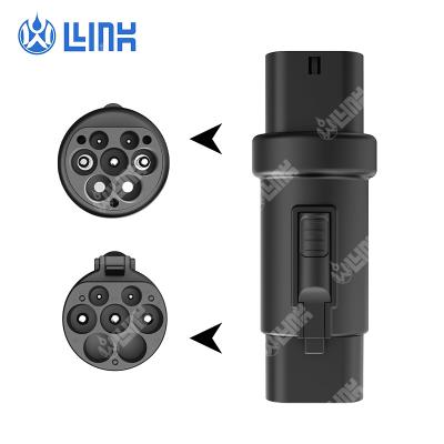 China Olink Connector  EV Charger Type2 to GBT Adapter AC 32A Adapter for Id4 Id6 Type2 to GBT Adapter for sale