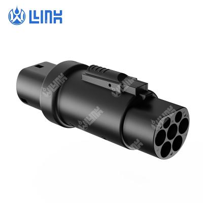 China Olink Ev Charger Adaptor 240V 32A AC Type2 to GBT Socket 3 Phase Adapter for sale