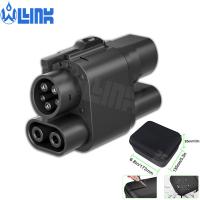 China CCS2 to CCS1 Adapter EV Charger Adpater DC 1000V 250A CCS2 to CCS1 Plug Car Charging Adapter EV Charger Connector for sale