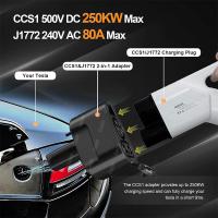 China Olink CCS1 to Tesla EV Adapter NACS Charger Compatible EV Charging Connector for Fast Charging for sale