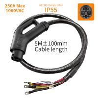 China New Energy Vehicle 80A 125A 150A 250A GBT Car Fast Charger Adaptor Converter 250A  GBT Charger Gun Cable for sale