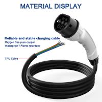 China 0link Type2 EV Charging Cable AC 48A 250V 1Phase IEC 62196 Mode2 Ev Charger Cable Type 2 EV Charging Plug Gun Cable for sale