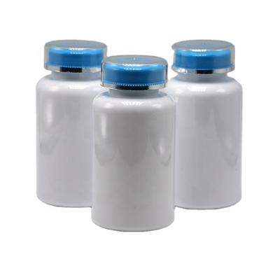 China PET Screw Cap Medicine Bottle 200mL 37mm Neck White Pharmacy Container for sale