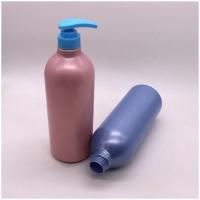 China Cap Type Pump 1000mL Capacity Round Bottles for Customized Color Lotion Body Wash for sale