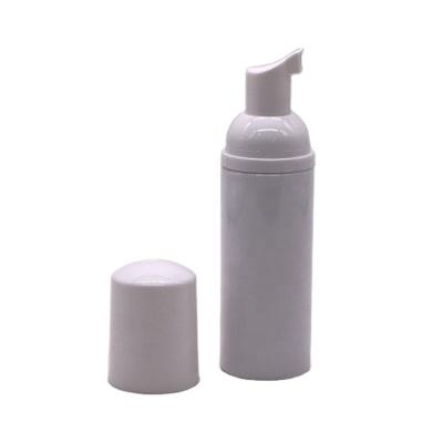 China 50mL White PET Foaming Bottle Pump for Facial Cleanser Mousse Foam Dispenser for sale