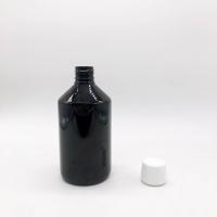 China 500mL PET Liquid Medicine Bottle with Child Resistant Cap 26mm Neck for sale