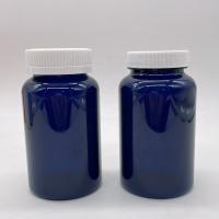 China Custom PET Plastic Medicine Container 225ml 7.5oz with Cap and Label Sticker for sale