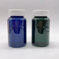China Custom PET Plastic Medicine Container 225ml 7.5oz with Cap and Label Sticker for sale