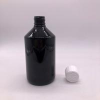 China 500mL PET Liquid Medicine Bottle with Child Resistant Cap 26mm Neck for sale