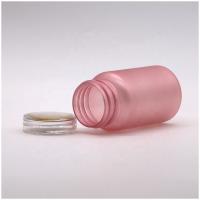 China Pharmaceutical Grade 100cc PET Frosted Plastic Pill Bottle with Child Proof Screw Cap for sale