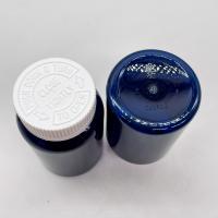 China Custom PET Plastic Medicine Container 225ml 7.5oz with Cap and Label Sticker for sale
