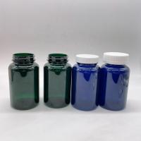 China Custom PET Plastic Medicine Container 225ml 7.5oz with Cap and Label Sticker for sale