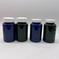 China Custom PET Plastic Medicine Container 225ml 7.5oz with Cap and Label Sticker for sale