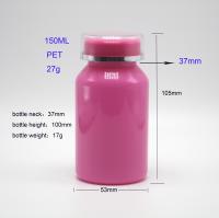 China Customized Logo 150mL PET Plastic Bottle for Industrial Surface Packing and Pill for sale