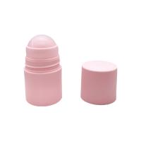 China Customized Color 50ml PE/PP Essential Oil Plastic Roll On Bottle for Deodorant Refill for sale
