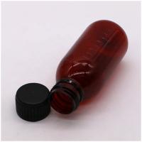 China Screw Cap 100ml PET Scaled Bottle for Liquid Supplement Maple Syrup for sale