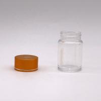 China Pharmacy Medicine Tablets Container 30mL Double Layer PS Plastic Bottle with Aluminum Lids for sale