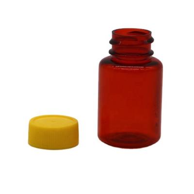 China Industrial 30ml Sterile PET Plastic Liquid Bottle with Insert and Leakage-proof Design for sale