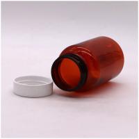 China 200mL PET Screw Cap Medicine Bottle 43mm Neck Transparent Cylinder Supplement Container for sale