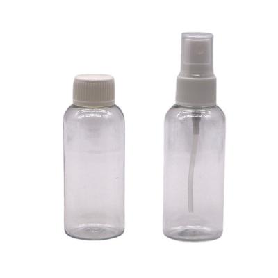 China 60mL PET Oil Pump Bottle Plastic Spray Bottle 24mm Neck Portable Alcohol Container for sale