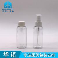 China 60mL PET Oil Pump Bottle Plastic Spray Bottle 24mm Neck Portable Alcohol Container for sale