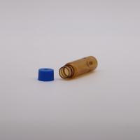China 10ml PET Amber Plastic Bottle with Safety Cap for Oral Liquid Medicine Food Grade Round for sale