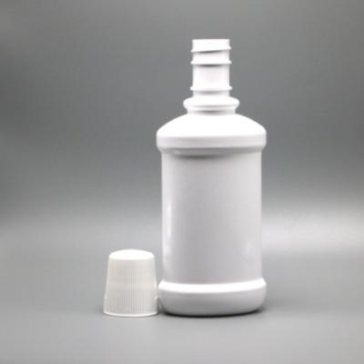 China PET Plastic Mouthwash Bottle 250mL 28mm Neck Diameter for Empty Mouth Wash Packing for sale