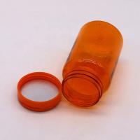China 150ml PET Custom Color Capsule Bottle with Flip Top Cap Biodegradable Medicine Bottle for sale