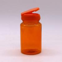 China 150ml PET Custom Color Capsule Bottle with Flip Top Cap Biodegradable Medicine Bottle for sale