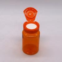 China 150ml PET Custom Color Capsule Bottle with Flip Top Cap Biodegradable Medicine Bottle for sale