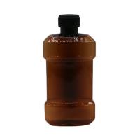 China Customizable 250ml PET Liquid Mouthwash Bottle with 28mm Screw Cap for sale