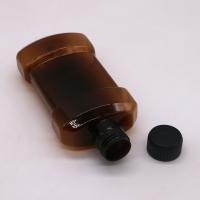 China Customizable 250ml PET Liquid Mouthwash Bottle with 28mm Screw Cap for sale