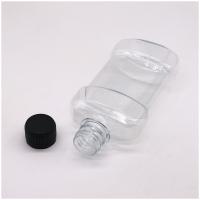 China Customizable 250ml PET Liquid Mouthwash Bottle with 28mm Screw Cap for sale
