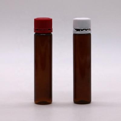 China PET Plastic Oral Liquid Bottle 20ML Tamper Proof Cap for Health Care Products for sale