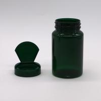China PET 150ml Bottle Wide Mouth Plastic Empty Bottles 5oz Capsule Containers with Flip Cap for sale