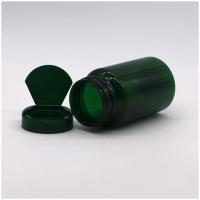 China PET 150ml Bottle Wide Mouth Plastic Empty Bottles 5oz Capsule Containers with Flip Cap for sale