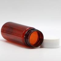 China 150ml Brown PET Bottle with Child Safety Screw Cap for Liquid Supplements 41mm Neck for sale