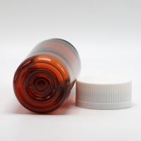 China 150ml Brown PET Bottle with Child Safety Screw Cap for Liquid Supplements 41mm Neck for sale