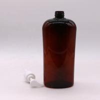 China 750ml PET Screw Cap Shampoo Lotion Bottle Customizable Color 28mm Neck for sale